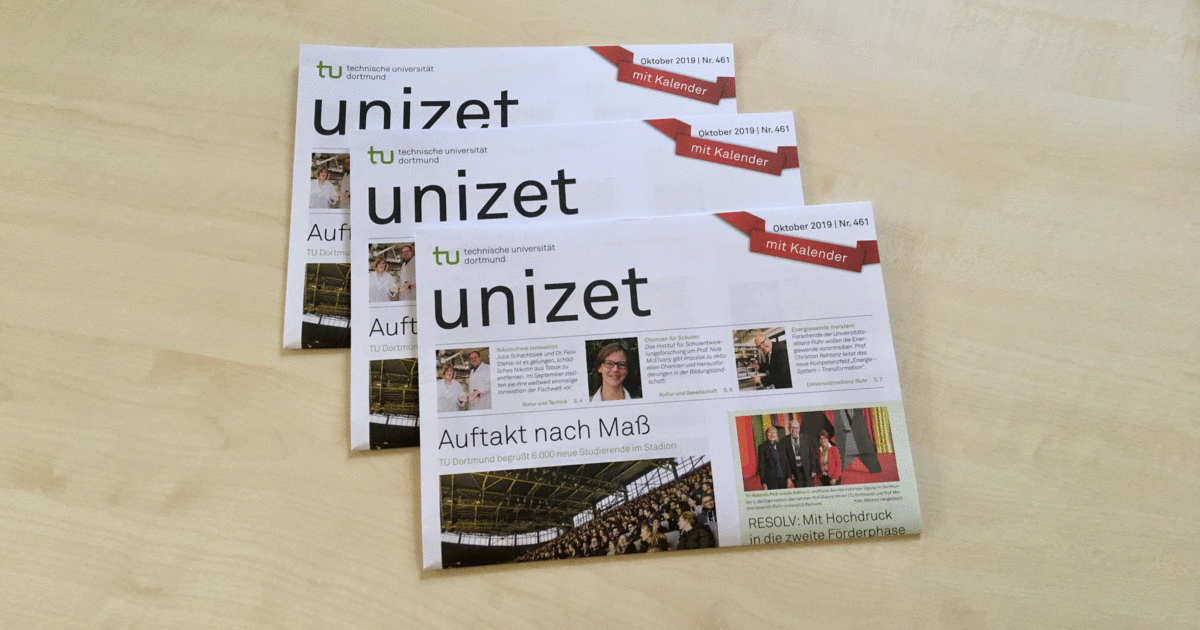 Die neue unizet ist da! - TU Dortmund